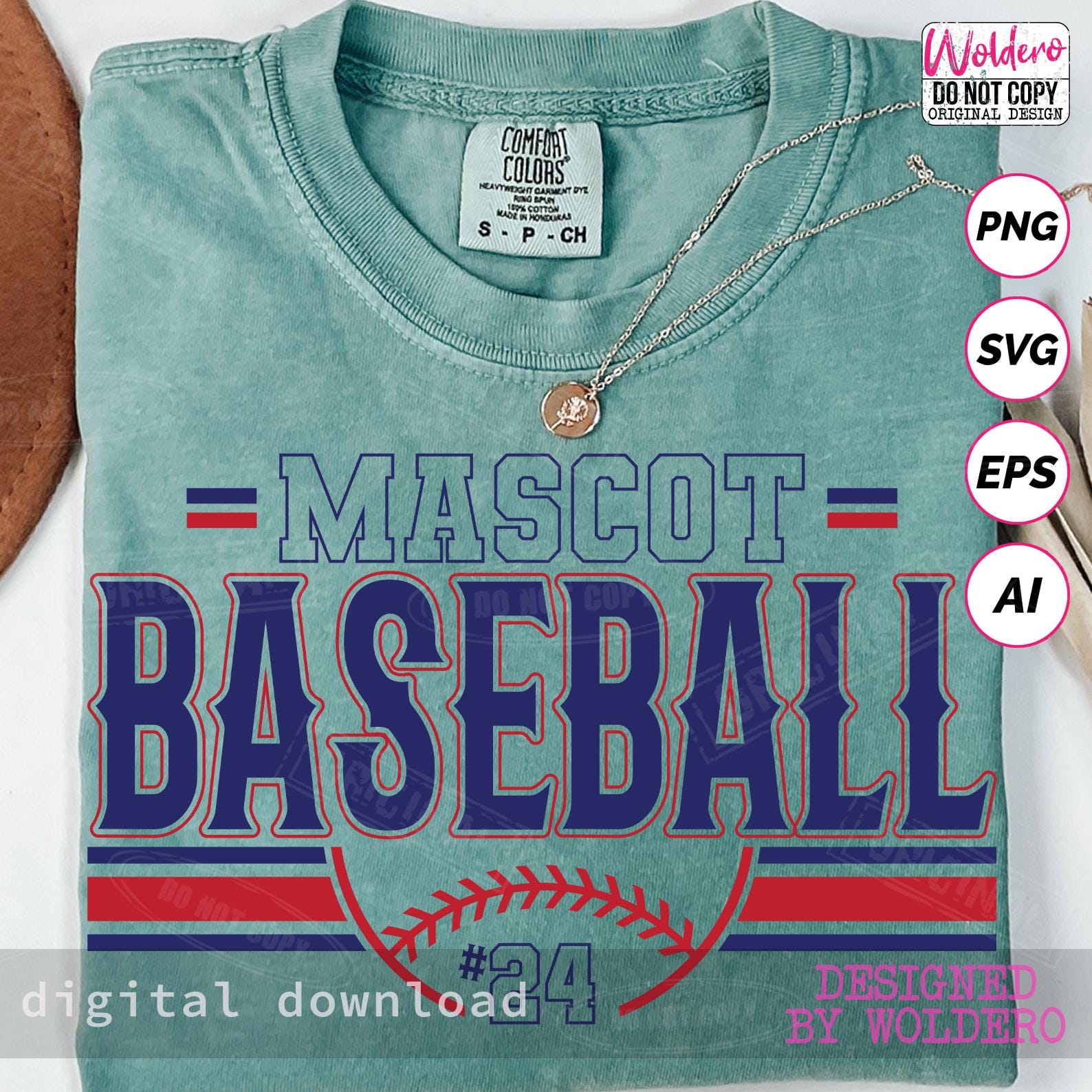 Editable Baseball Mascot SVG Bundle, Team T-shirt Design (digital ...