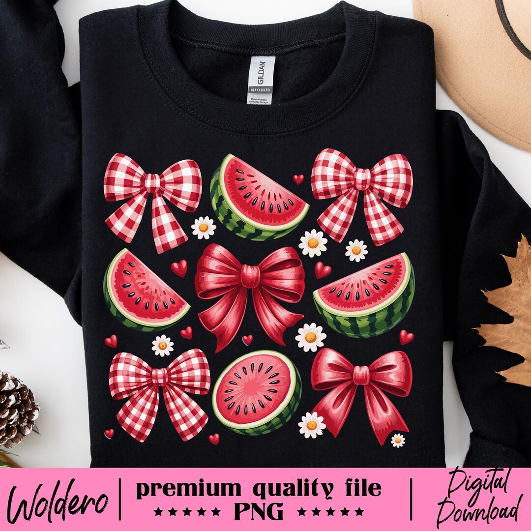 Coquette Watermelon Png, Preppy Mama Watermelon Png, Cute Watermelon ...