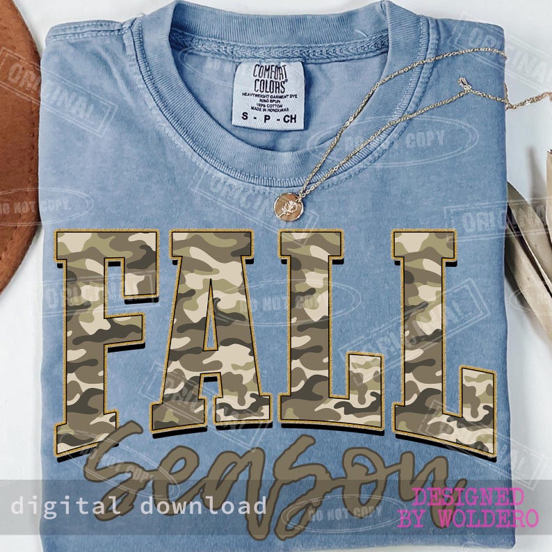 Camo Western Fall Season PNG: Distressed Varsity (digital Download) - Etsy