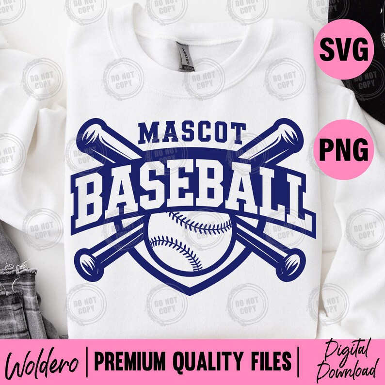 Bundle Pack 3 Mascot Baseball Team SVG PNG T-shirt Design | Team Mascot ...