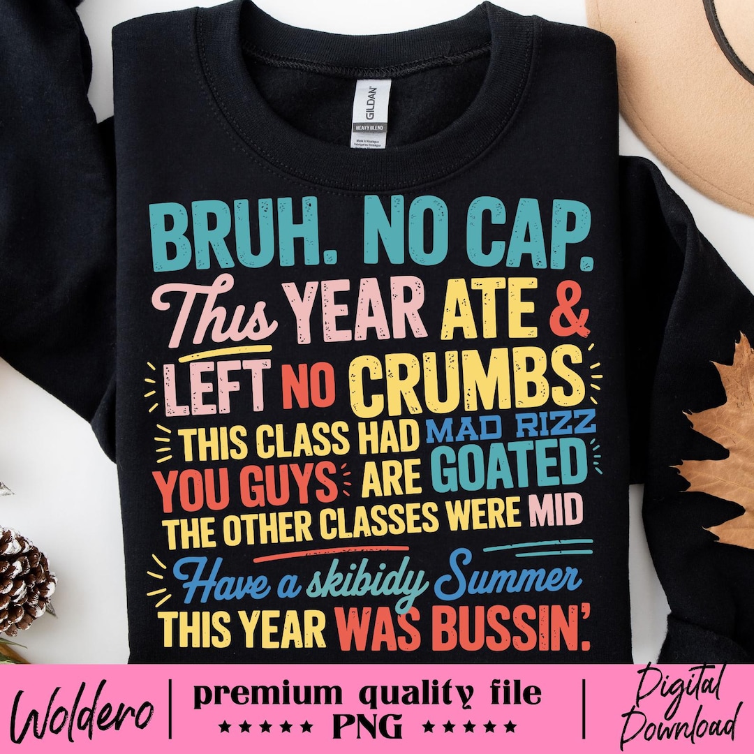Funny Teacher Last Day of School PNG: Gen A Slang (digital Download) - Etsy