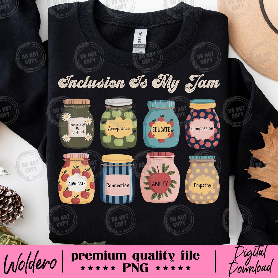 Bundle Pack 2 Inclusion Shirt PNG | Neurodiversity Awareness Design ...