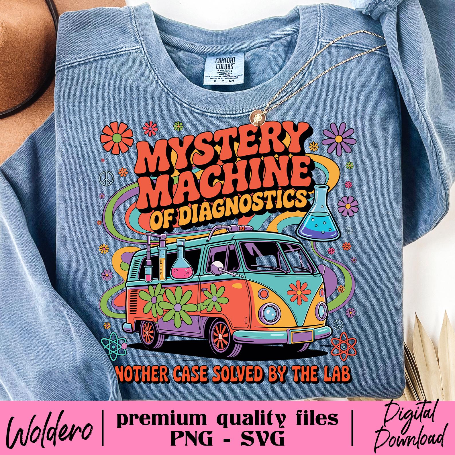 Lab Week 2025 Mystery Machine PNG & SVG Tshirt Design, Laboratory ...