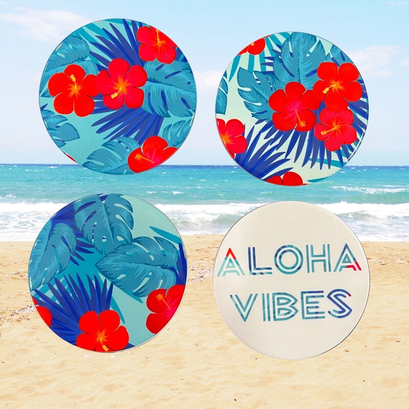 Hawaii Coasters - Etsy