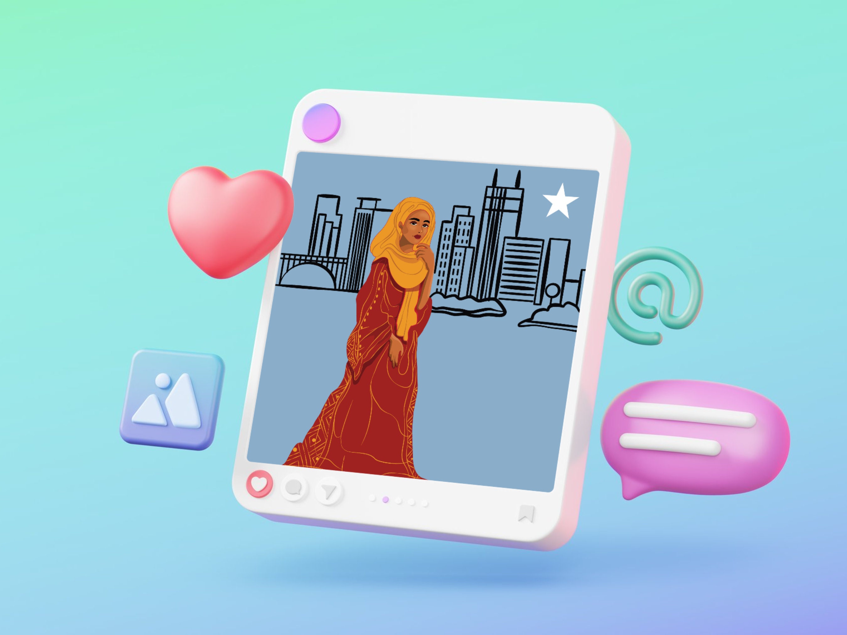 SOMALI ATTIRE STICKER, Digital Download, Traditional Attire, Somalia ...