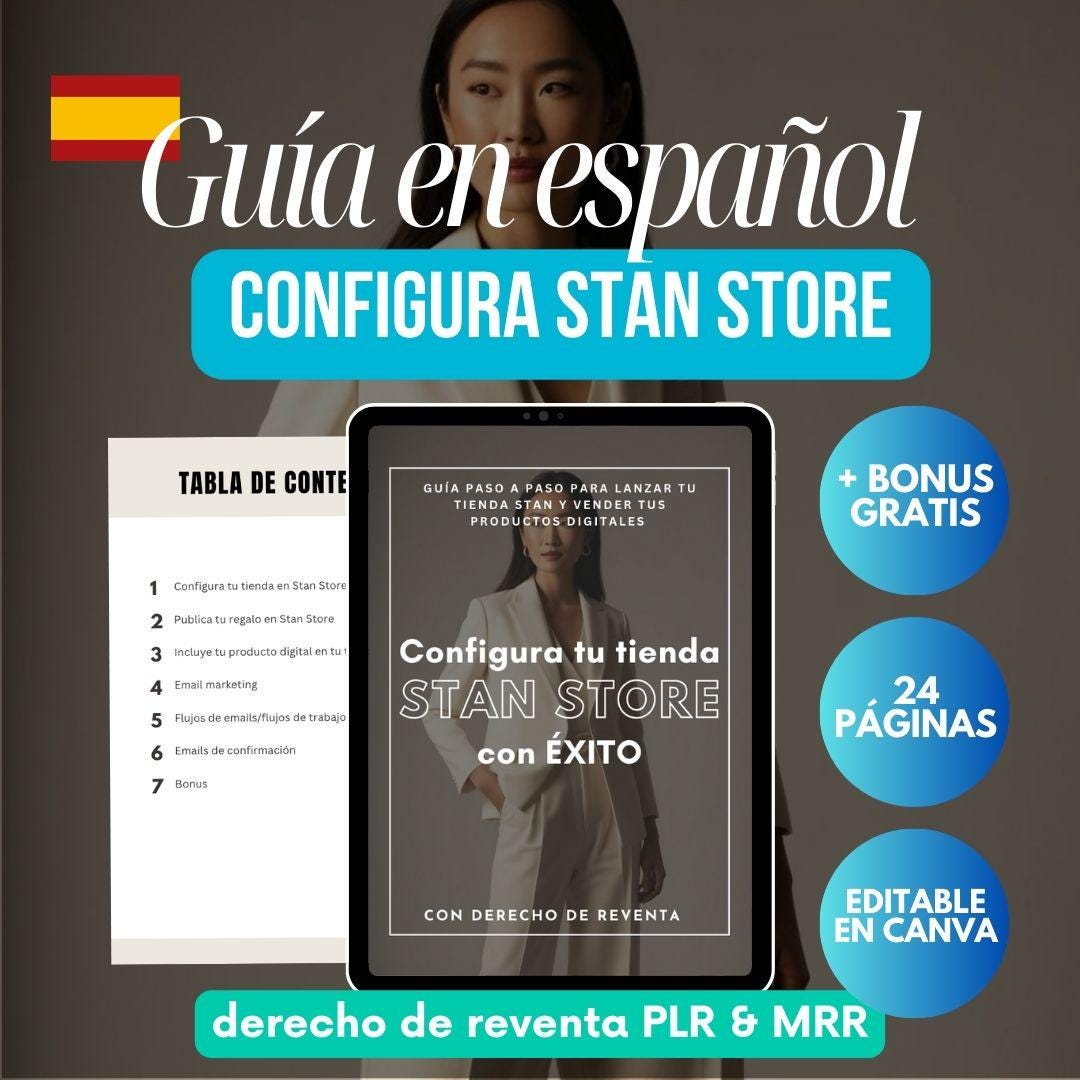 Guía Stan Store | Crea Tu Tienda Online Con Éxito | Aprende a Vender En ...
