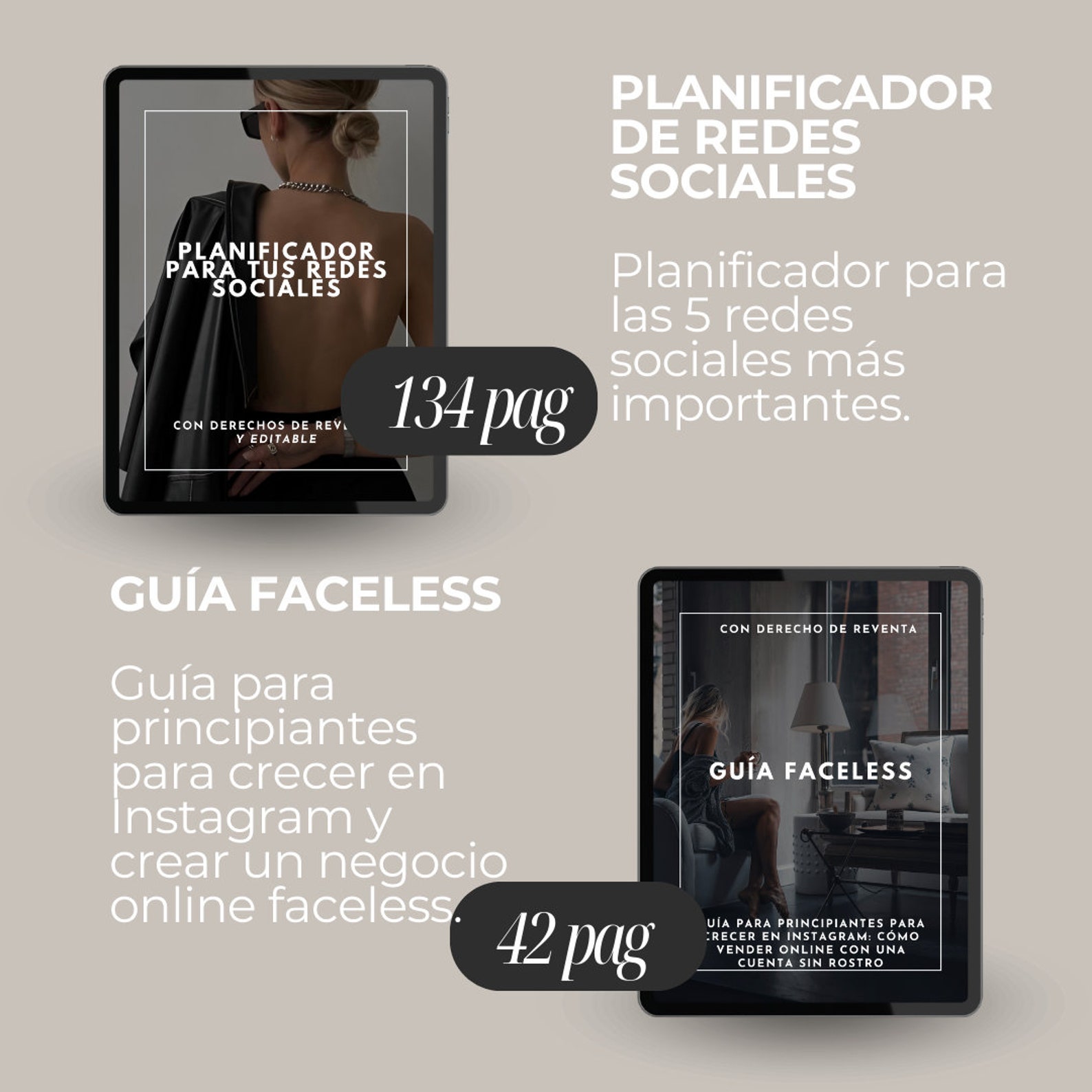 Pack de Guías Método Faceless en Español con Derechos de Reventa MRR ...