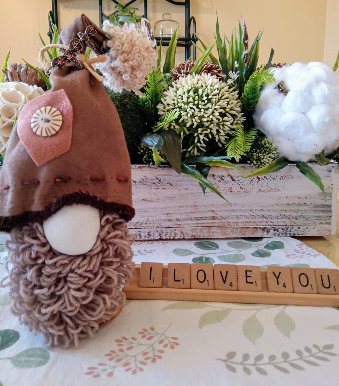 Woodland Gnome, Forest Gnome, Earthly Gnome, Everyday Gnome, Unique ...