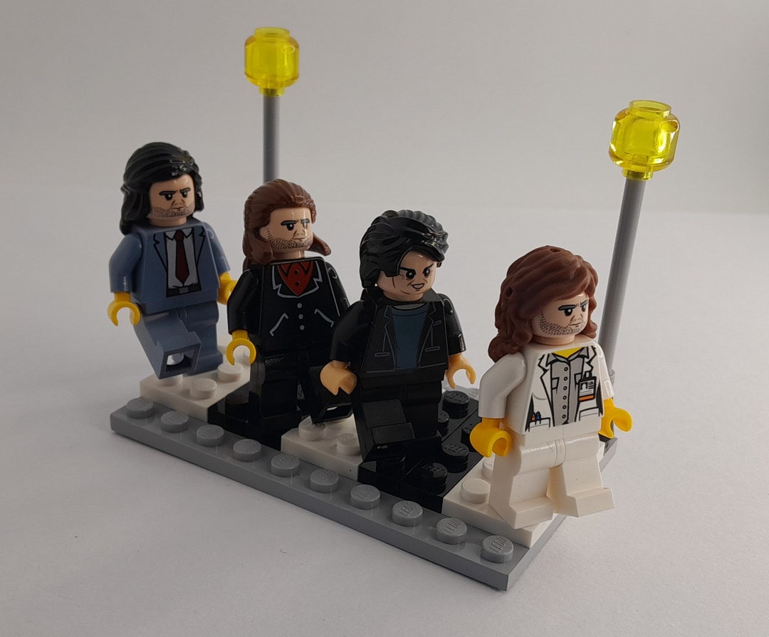 The Beatles Abbey Road Figures Custom Made From Genuine Lego - Etsy
