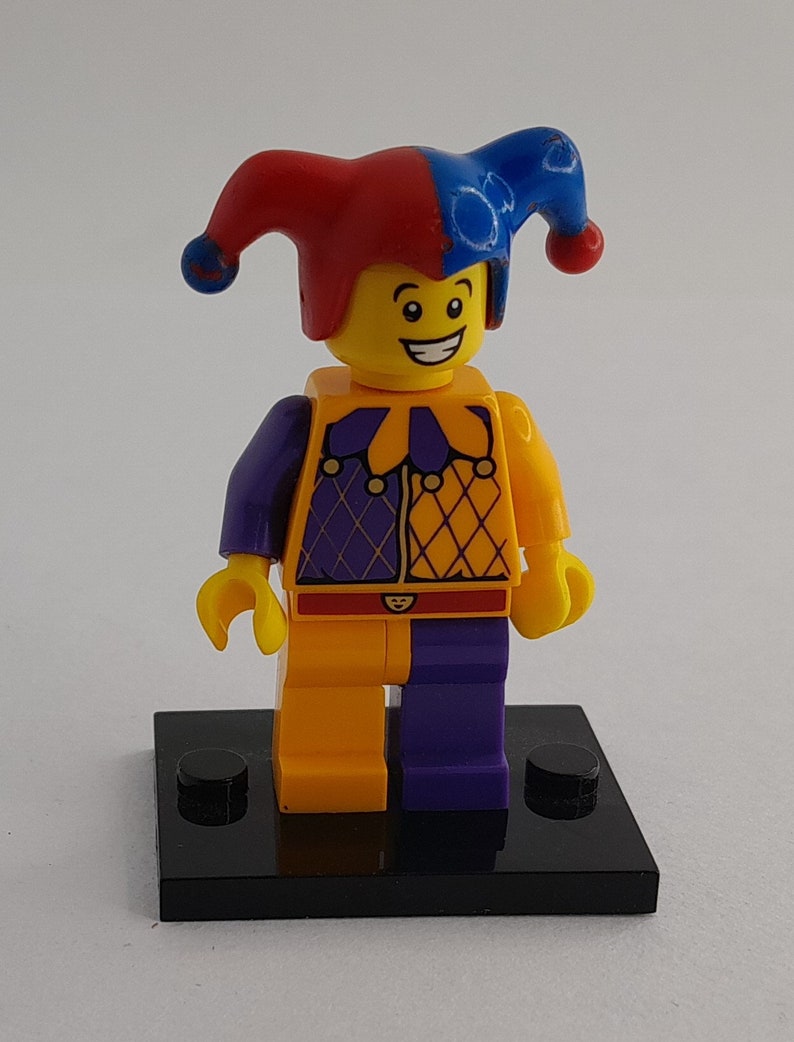 Court Jester Figure Custom Made From Genuine Lego - Etsy