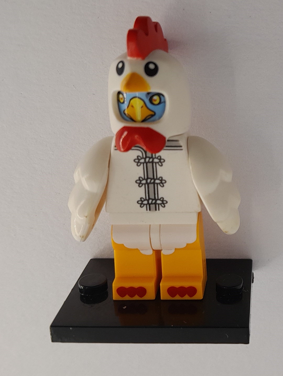 Easter Chicken Figure Custom Built From Genuine Lego - Etsy