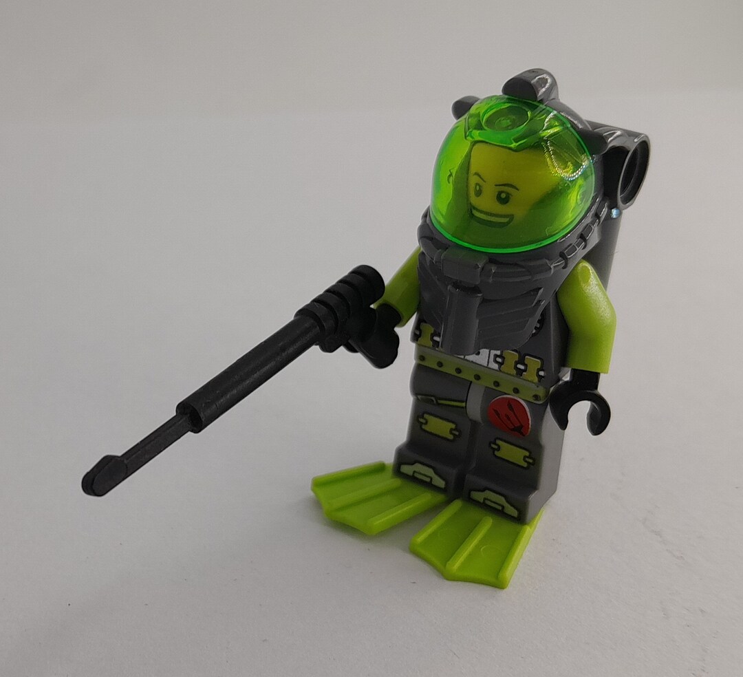 Deep Sea Diver Figure Custom Built From Genuine Lego - Etsy