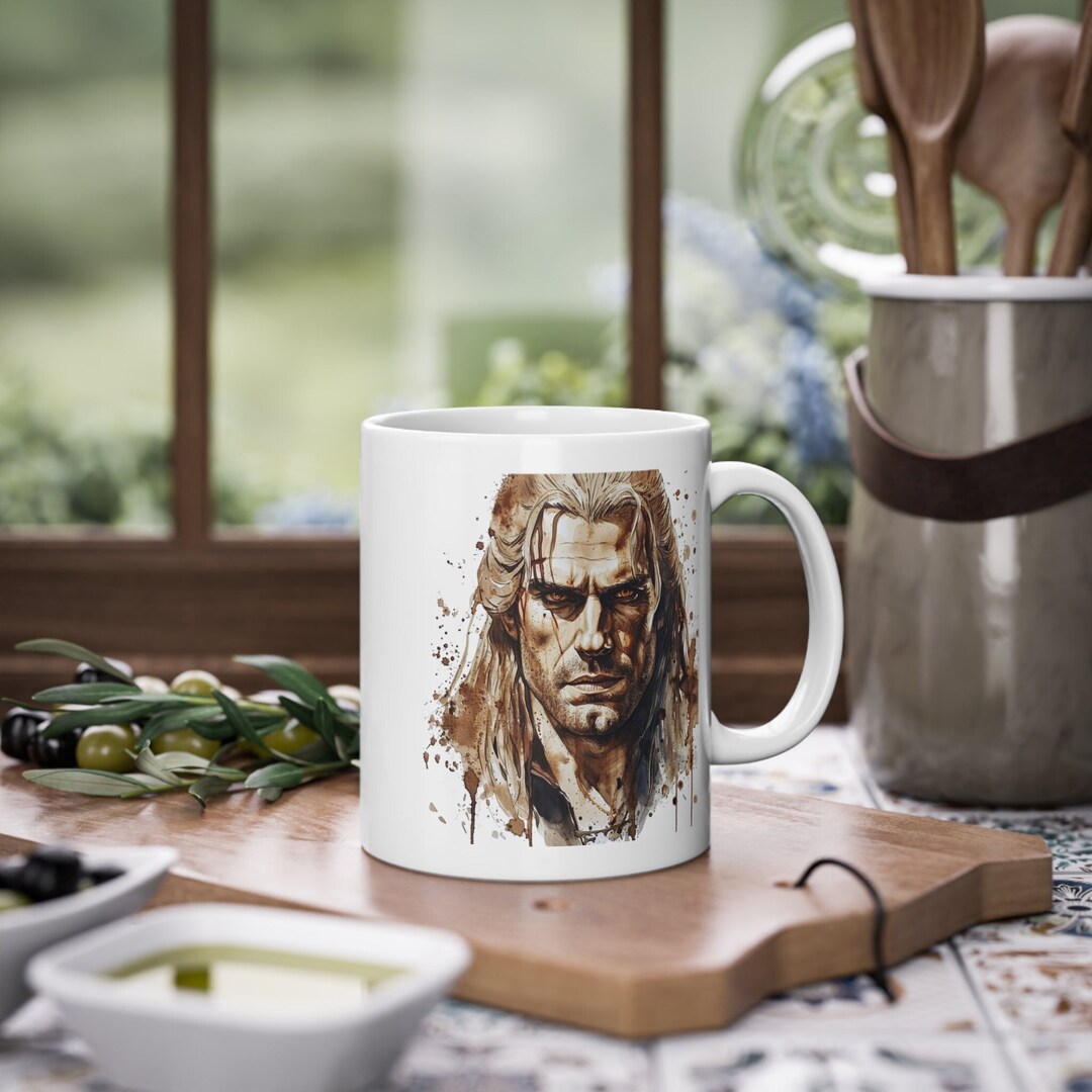 Geralt the Witcher Mug Henry Cavill the Witcher Coffee Mug 11oz Mug ...