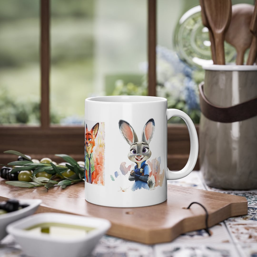 Taza Judy Hopps y Nick Wilde / Zootopia / zootropolis / taza de 11oz ...