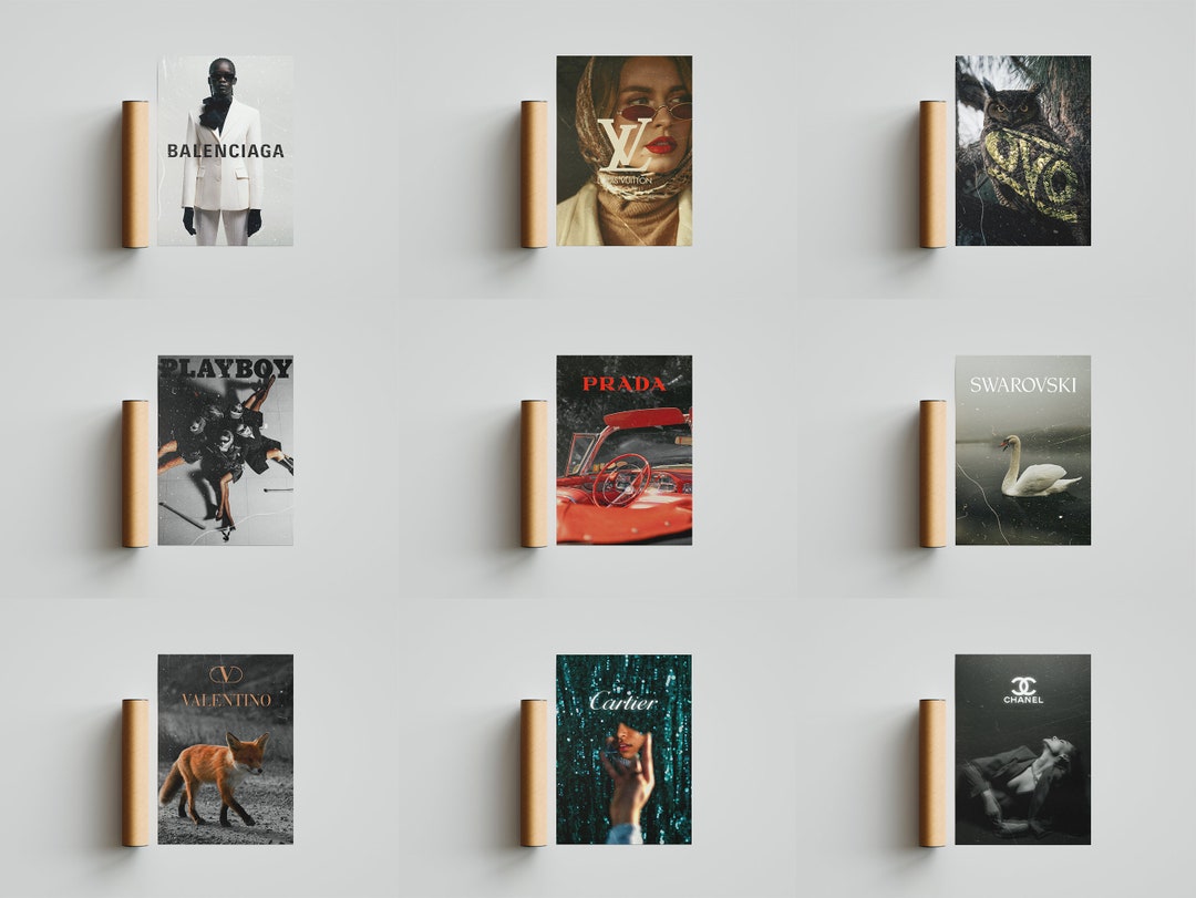 9 Printable Posters | Luxury Brands | Luxury Fashion Wall Art | Home ...