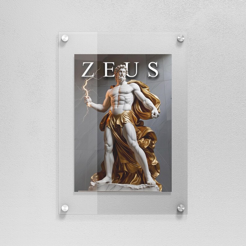 12 Ancient Greek Pantheon Posters Zeus Wall Art Mythology Posters Hades ...