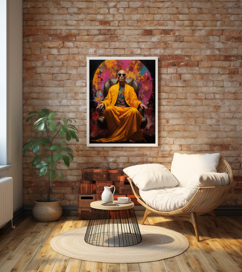 Modern Buddha the Matrix - Etsy