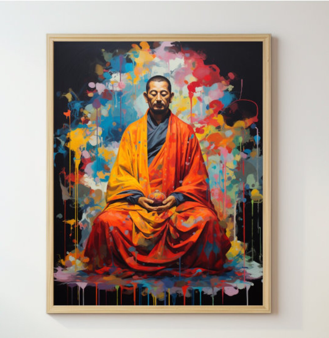 Modern Buddha Art - Etsy