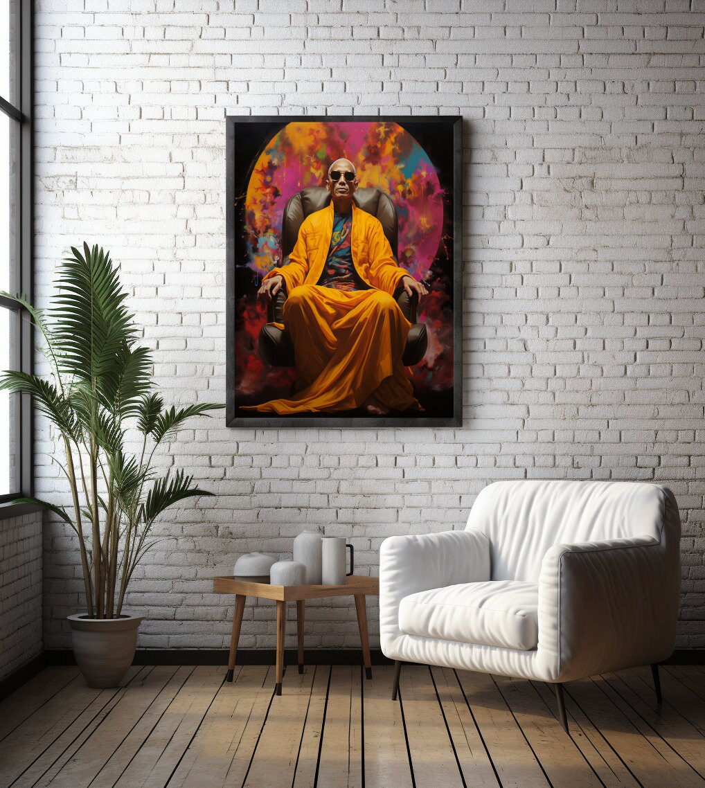 Modern Buddha the Matrix - Etsy