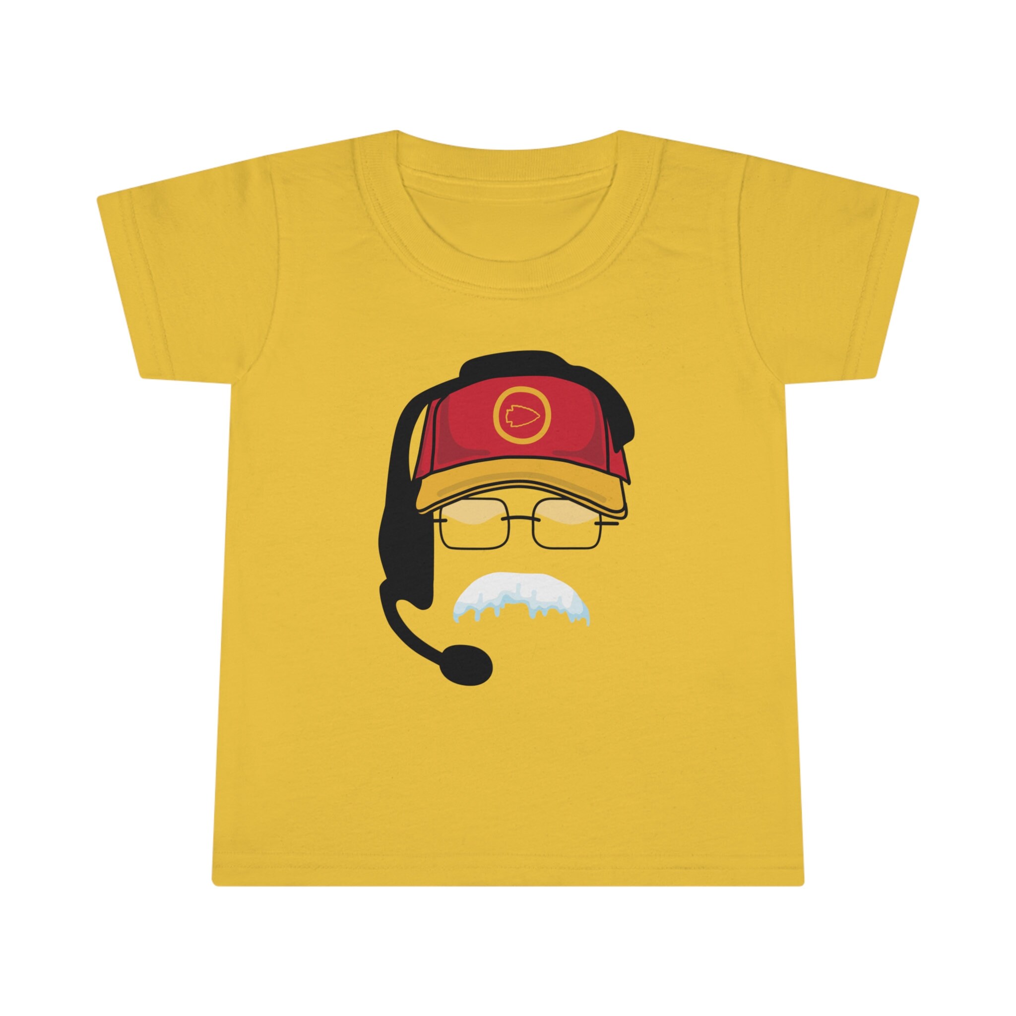 Chiefs Andy Reid Frozen Mustache Toddler T-shirt - Etsy