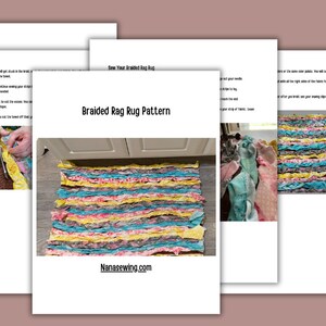 Braided Rag Rug Pattern - Etsy