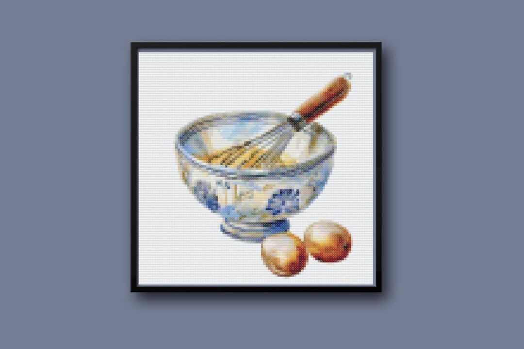 Kitchen Bowl Cross Stitch Pattern - Etsy