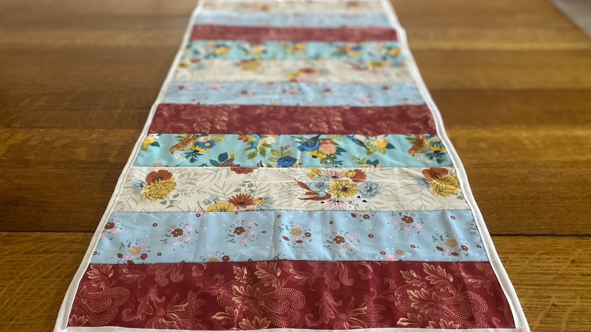 Quilt as You Go Table Runner Pattern - Etsy
