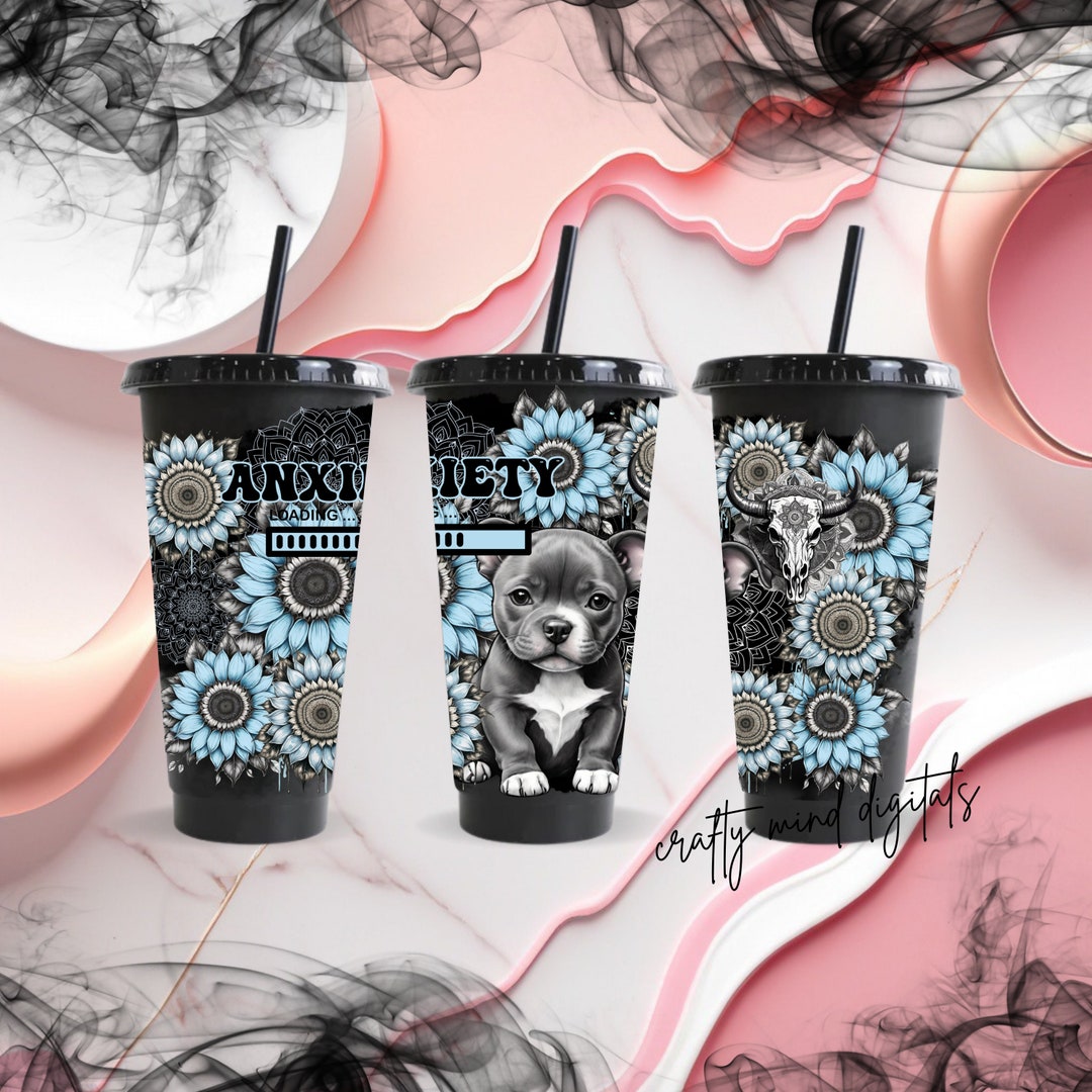 Uvdtf Cold Cup Wrap Designs, Plastic Cup Designs , Purple Sunflowers ...