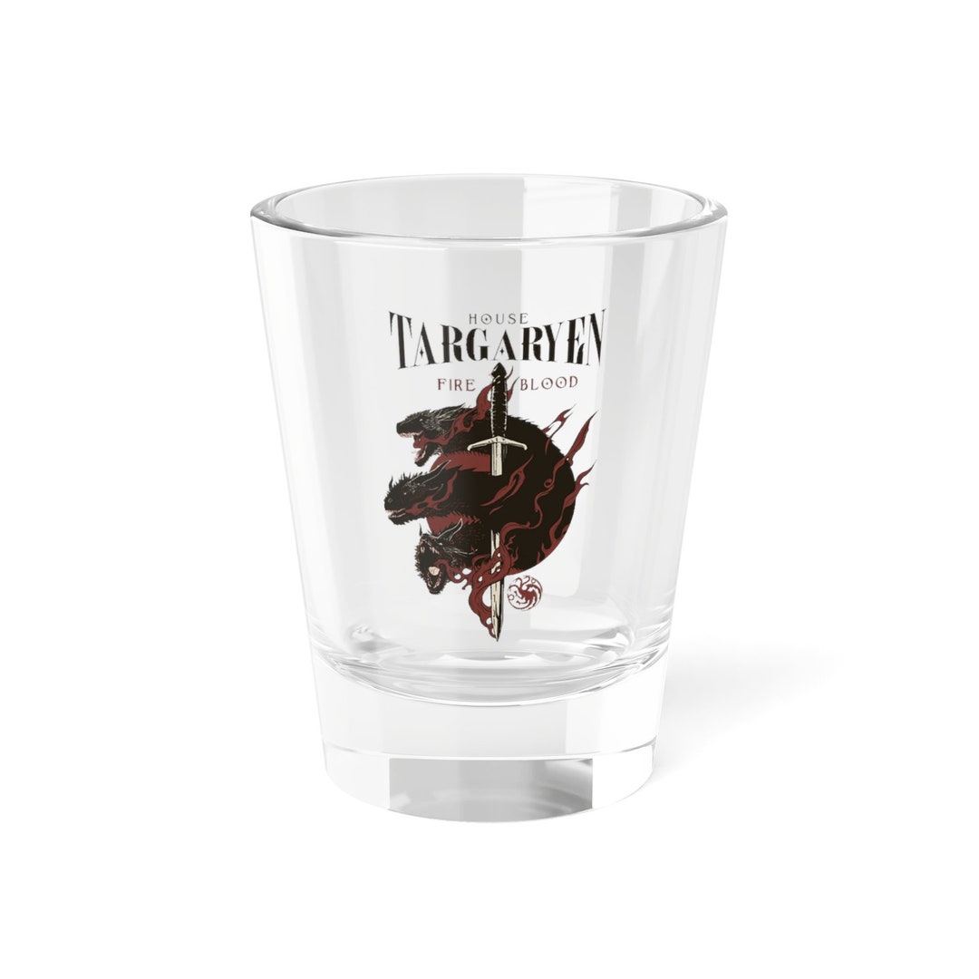 House Targaryen, House of the Dragon Shot Glass, 1.5oz - Etsy