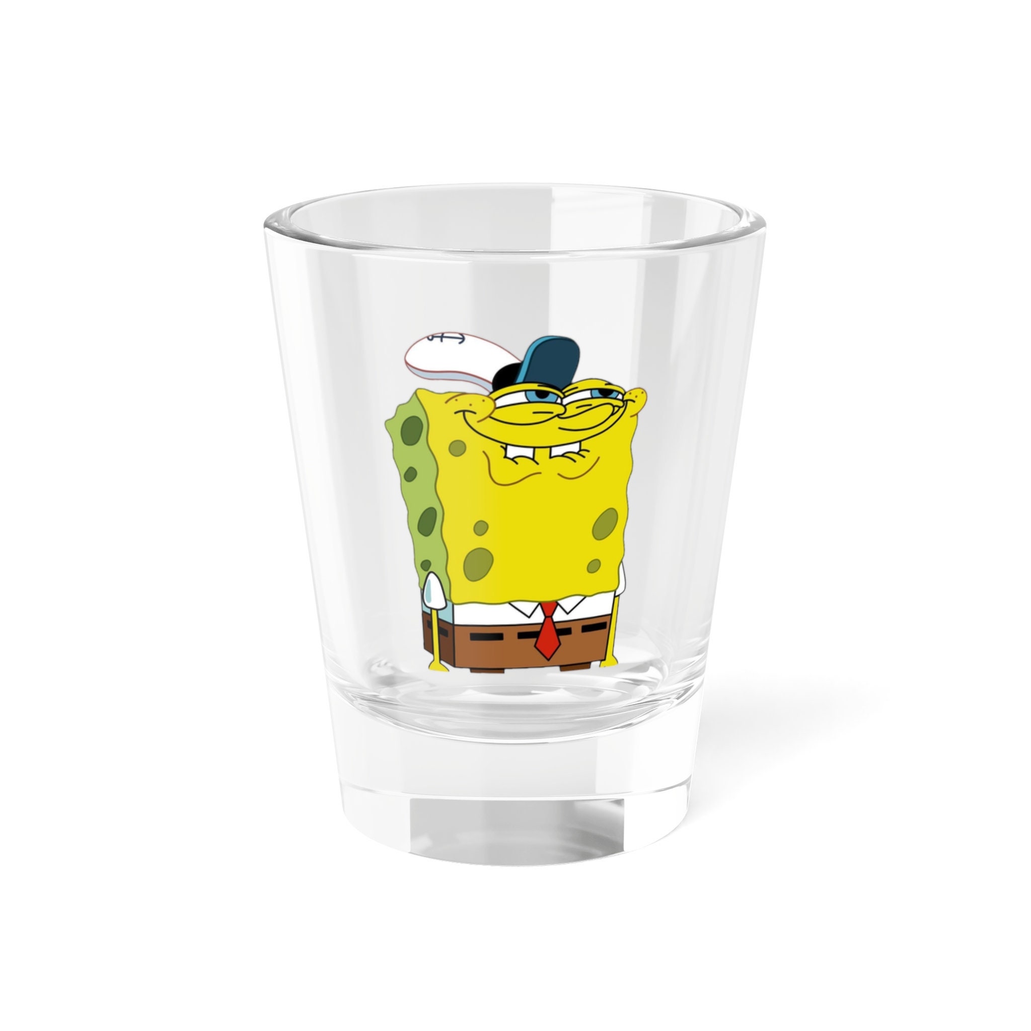 Spongebob Shot Glass, 1.5oz Funny Shot Glass - Etsy