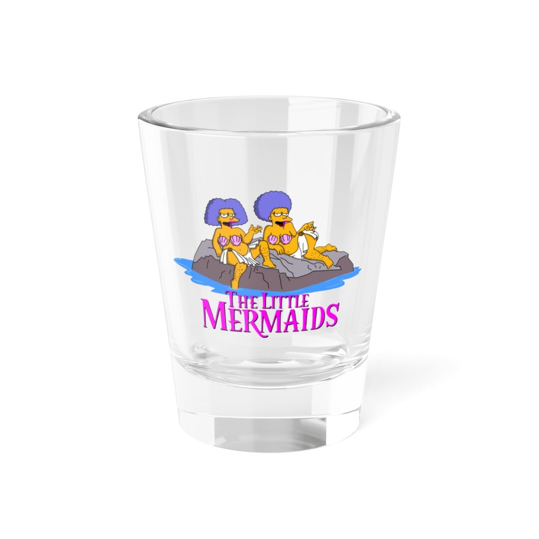 The Little Mermaids, the Simpson Shot Glass, 1.5oz - Etsy