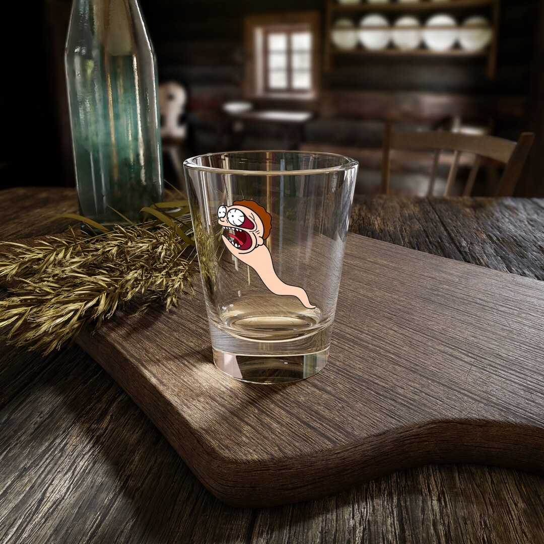 Sperm Morty, Rick and Morty Shot Glass, 1.5oz - Etsy