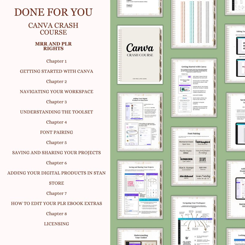 Canva Crash Course Printable Master Resell Rights MRR With Private ...