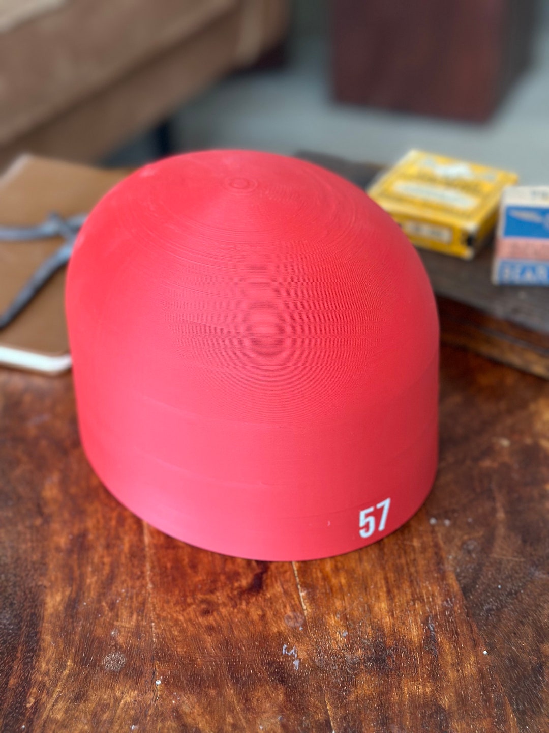 Custom Hat Block Open Crown Oval, 3D Printed, Selectable Size/height ...