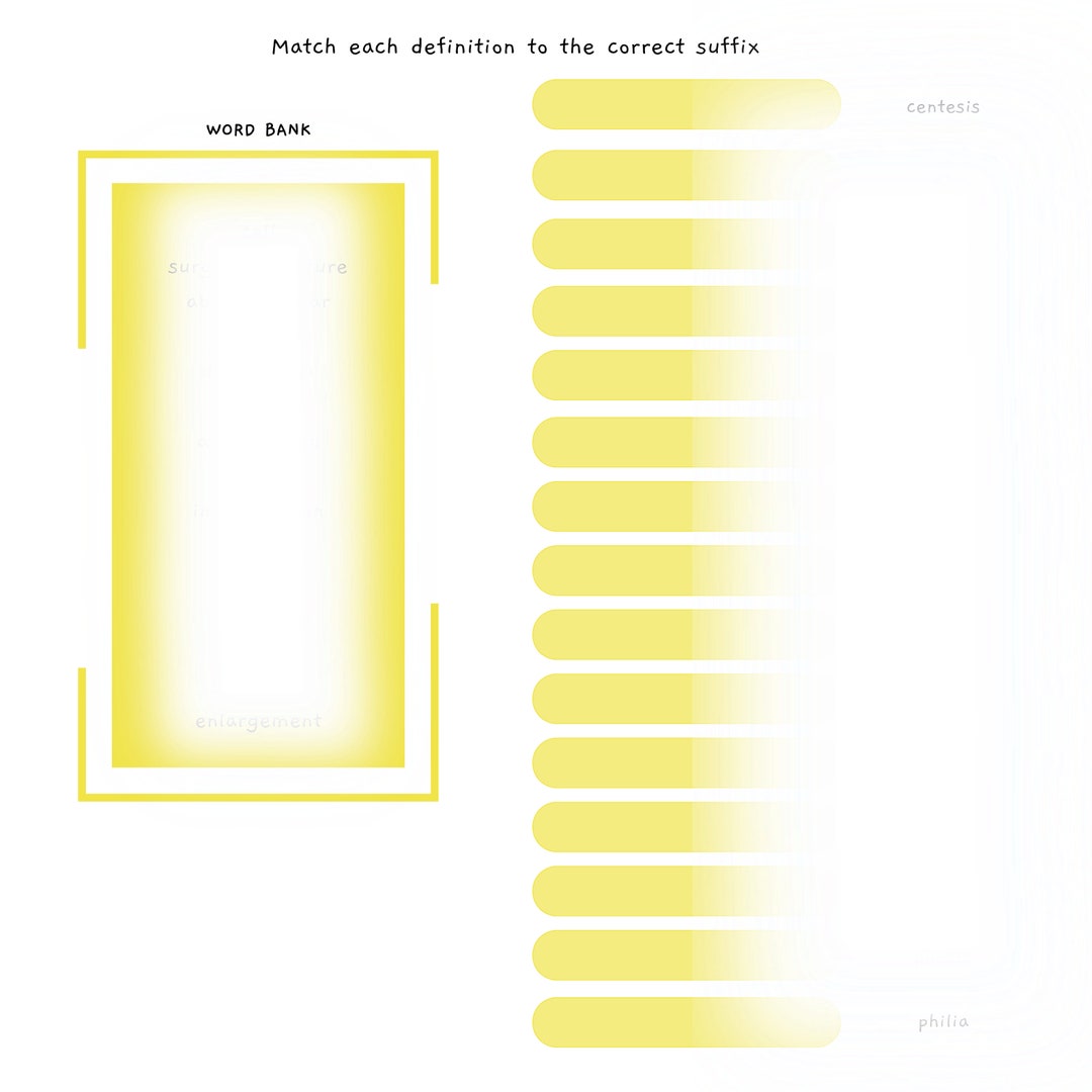 Medical Prefix, Suffix, Combining Form Study Guides - Etsy