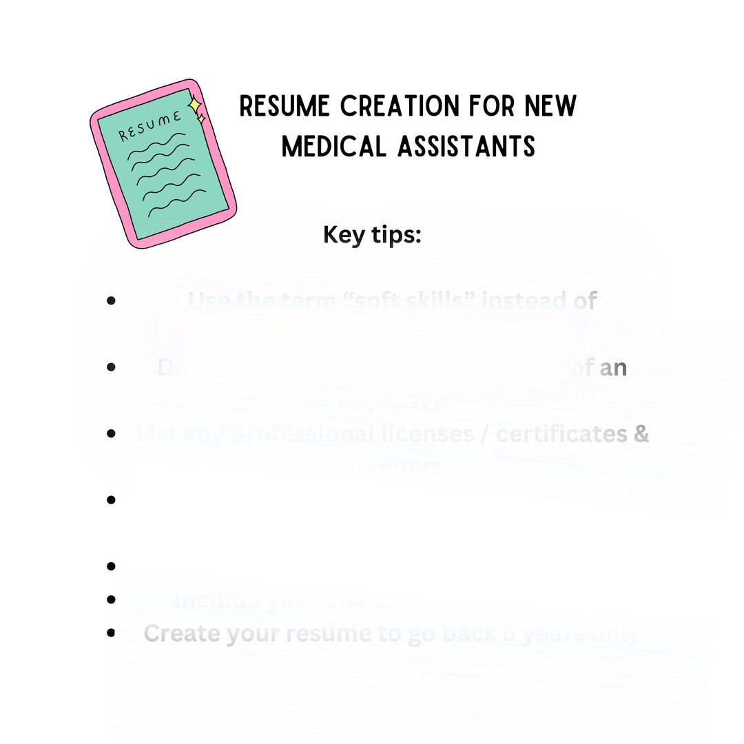 Certified Medical Assistant Resume & Cover Letter Guide | 9 Pages of ...