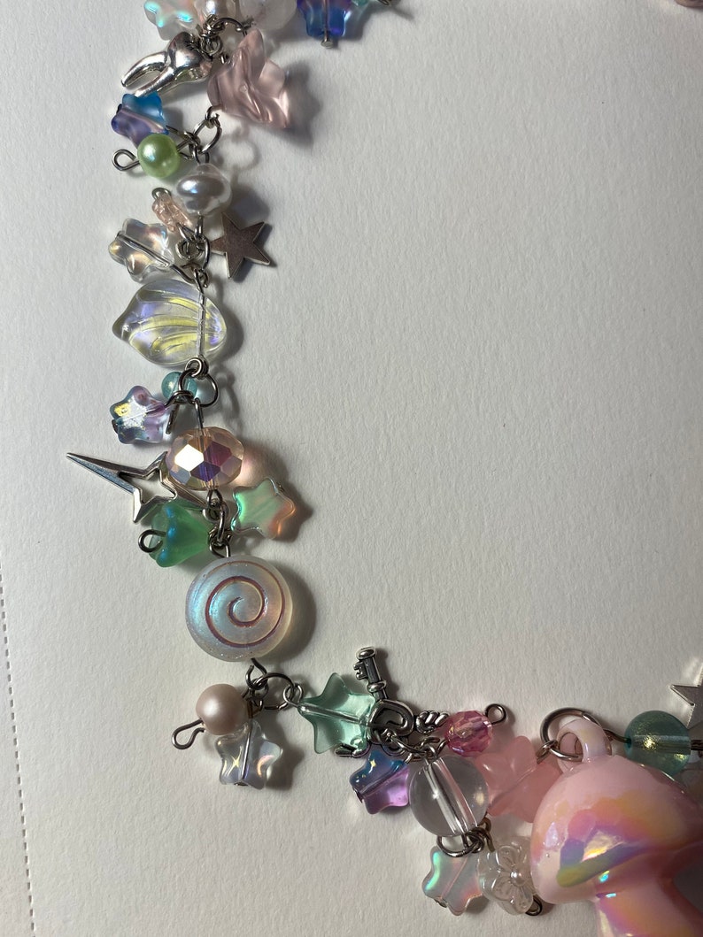 Star Pixie Necklace by Harajukubunni, Handmade Necklace, Handmade Jewelry, Glass Beads, Charms ...