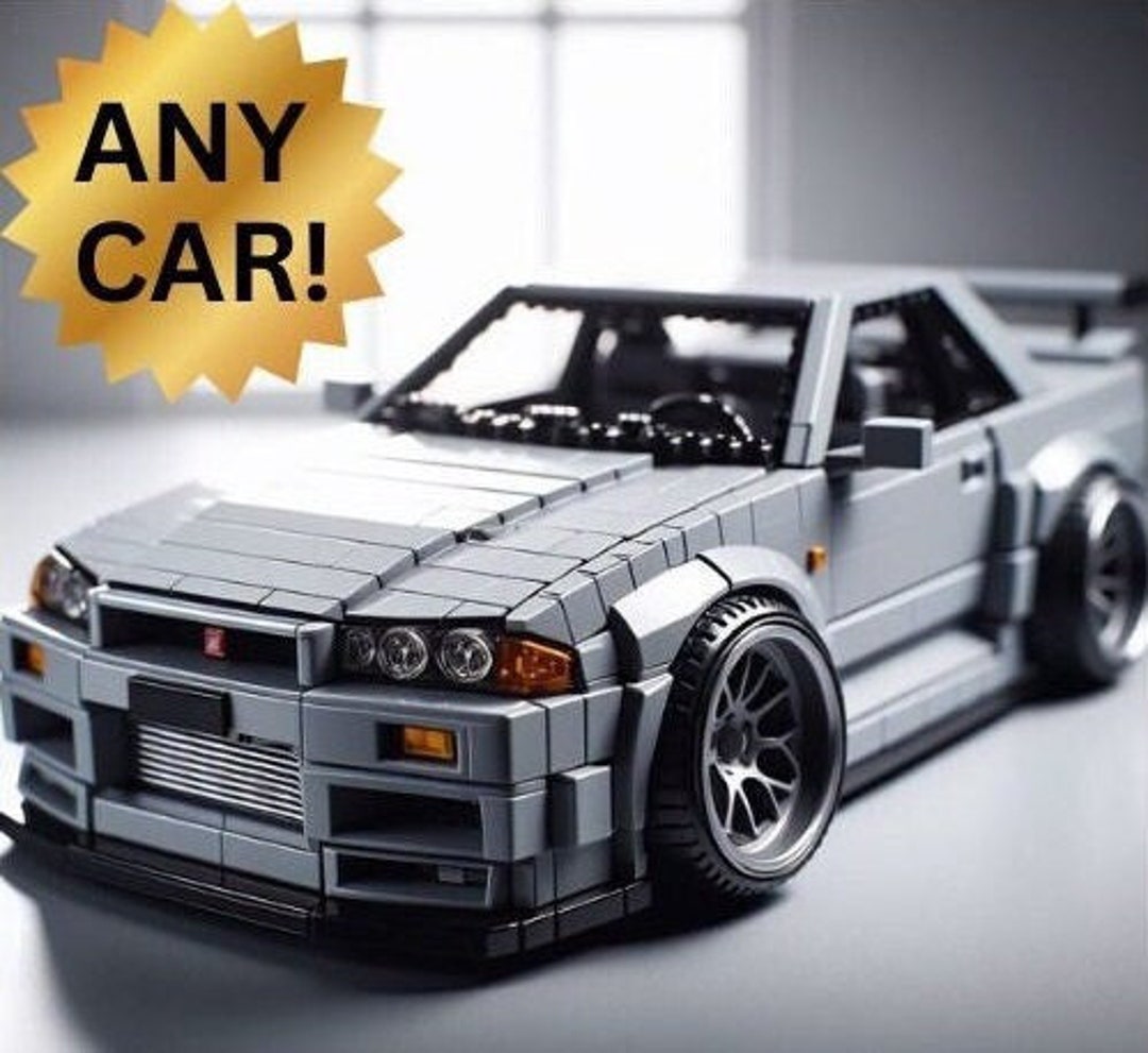 LEGO Custom JDM Car Print, Custom Car Poster, Personalized Car Print ...