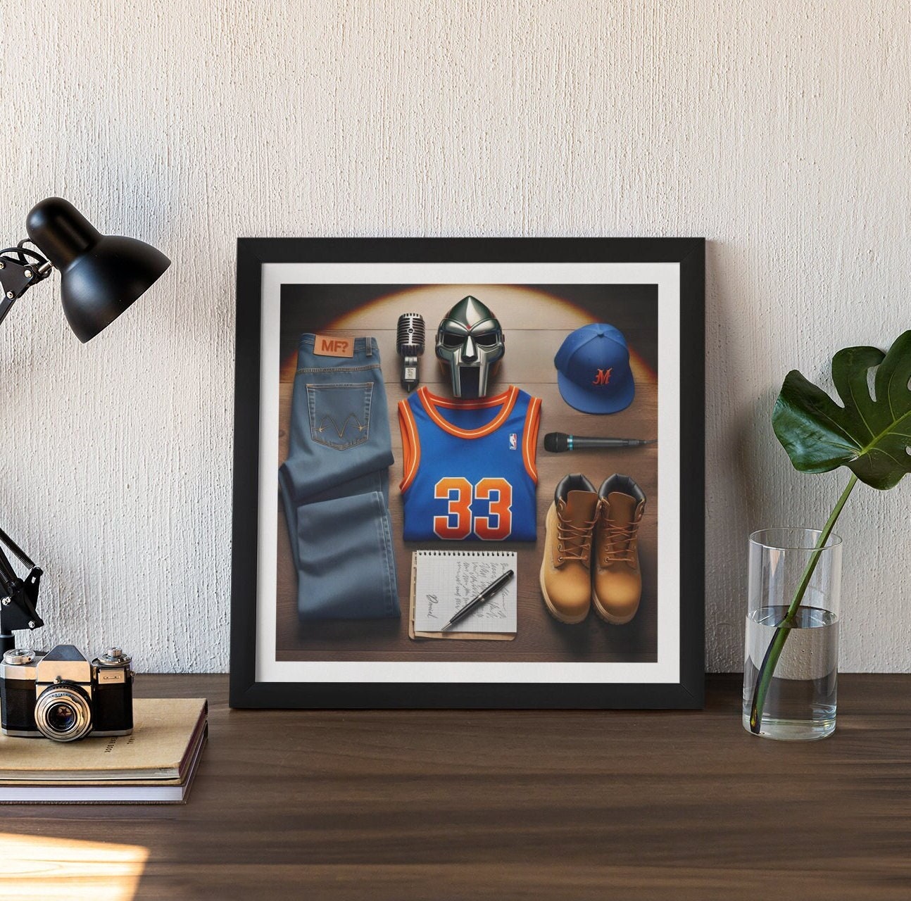 MF DOOM Outfit Grid Print, Mf Doom Poster, Madvillainy Print, Operation ...