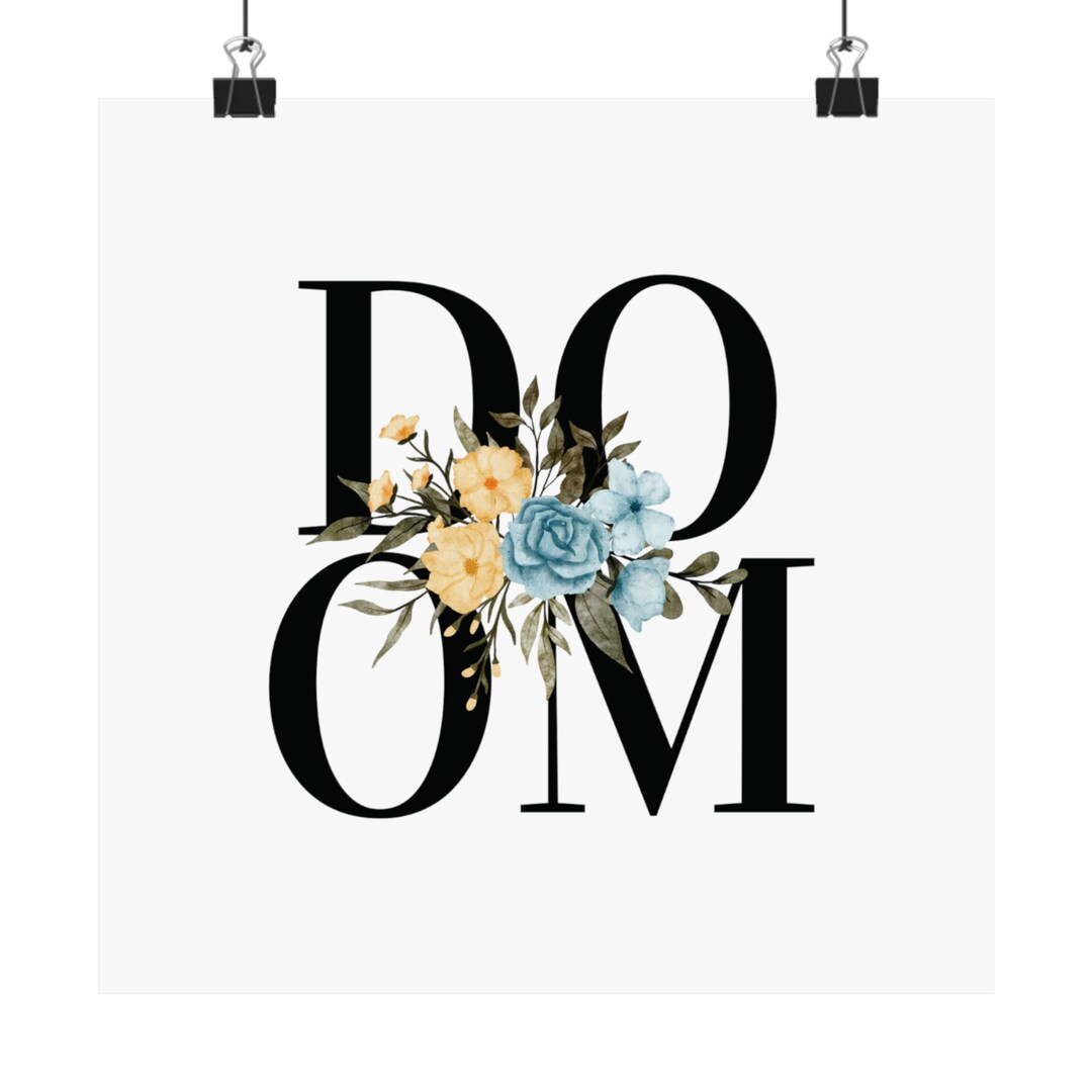 MF DOOM Flowers Print, Mf Doom Poster, Madvillainy Print, Operation ...