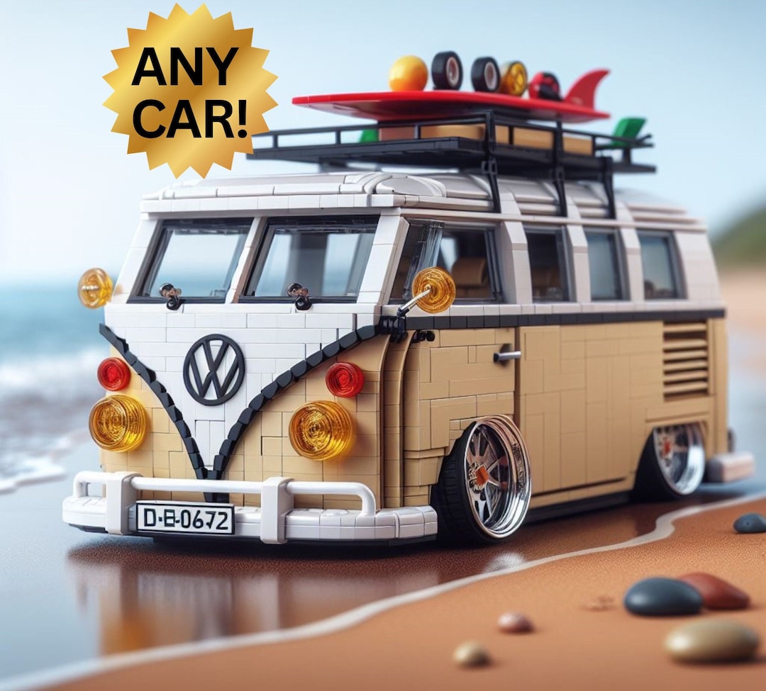 LEGO Custom VW Car Print, Custom Car Poster, Personalized Car Print, Vw ...