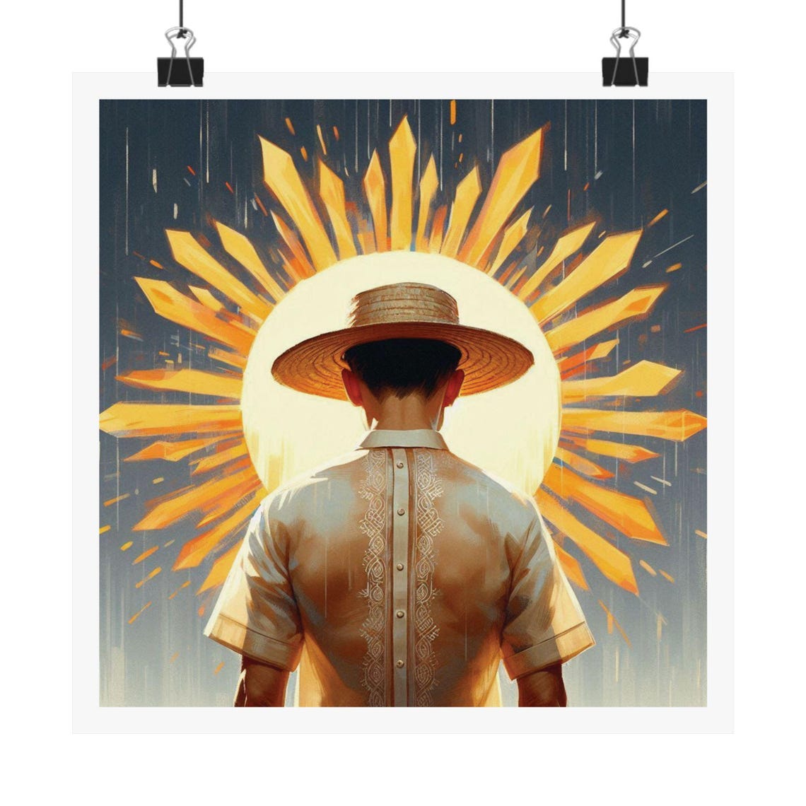 Filipino Art Print, Filipino Man Art, Filipino Poster, Filipino Wall ...