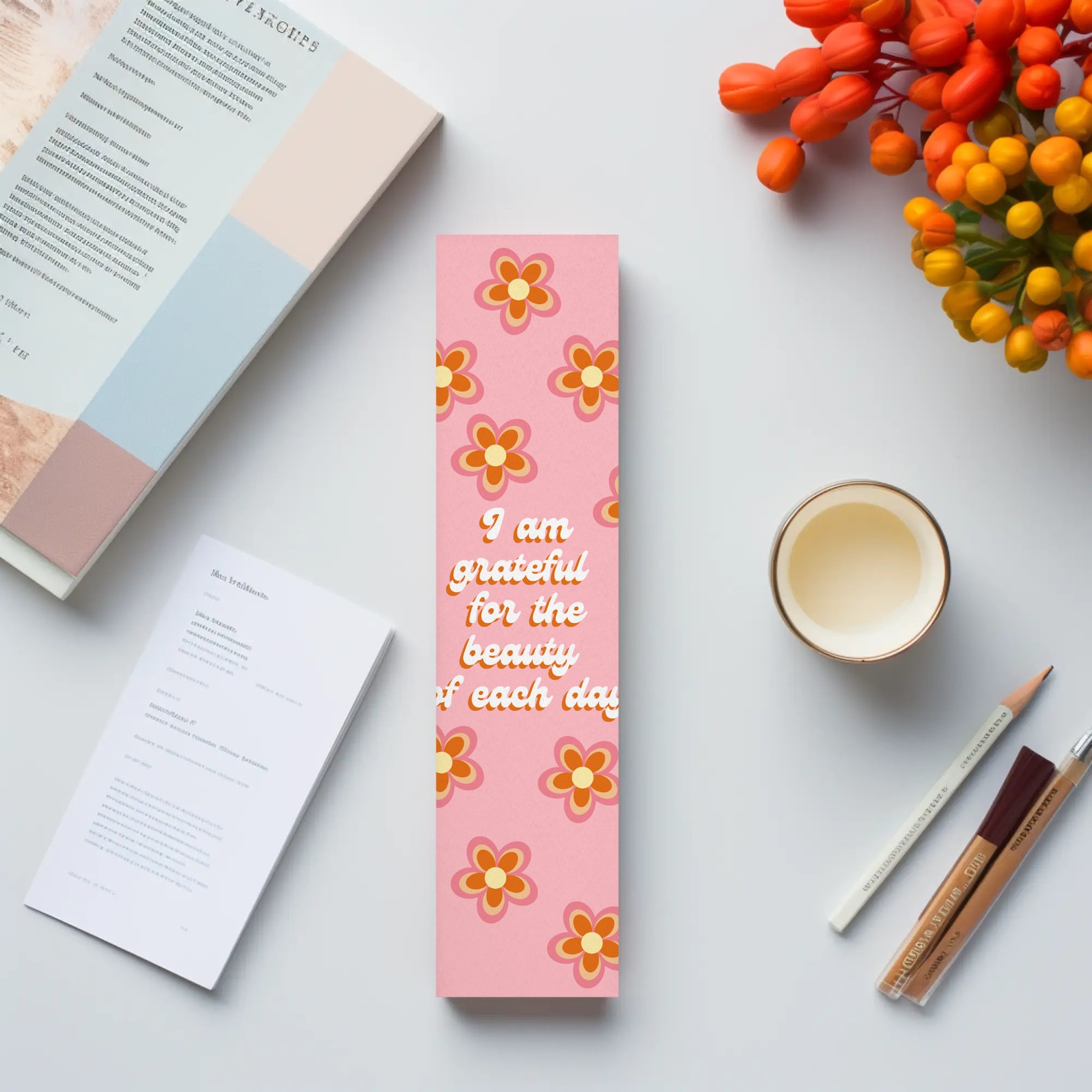 4 Designs Positive Affirmations Printable Bookmark Digital Bookmark ...