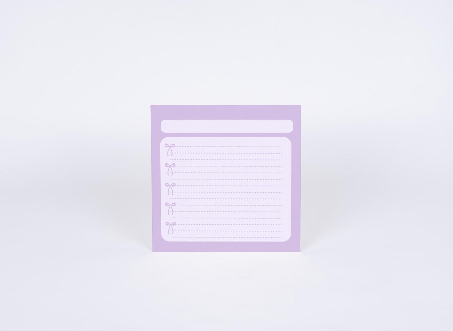 4 Designs Purple Theme Printable Notepad 3x3 Inch Digital Download Memo ...