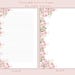 Coquette Printable Writing Paper Set Stationery PDF Digital Letter ...