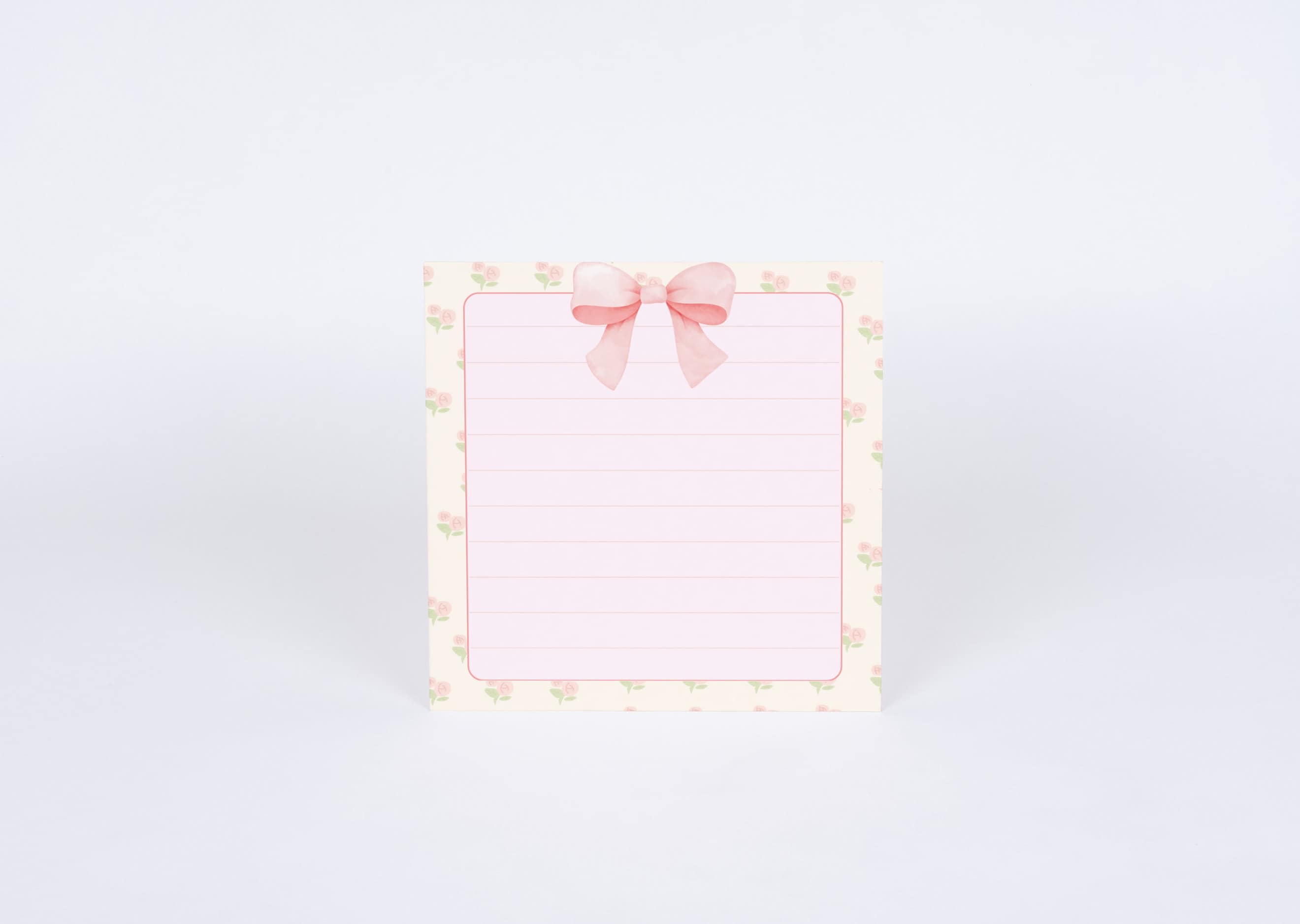 4 Designs Coquette Theme Printable Notepad Cute Stationery Digital Note ...