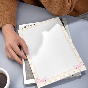 Coquette Printable Writing Paper Set Stationery PDF Digital Letter ...