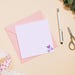 4 Designs Purple Theme Printable Notepad 3x3 Inch Digital Download Memo ...