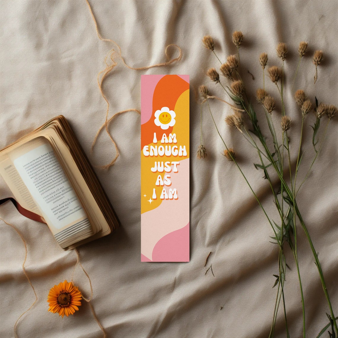 4 Designs Positive Affirmations Printable Bookmark Digital Bookmark ...