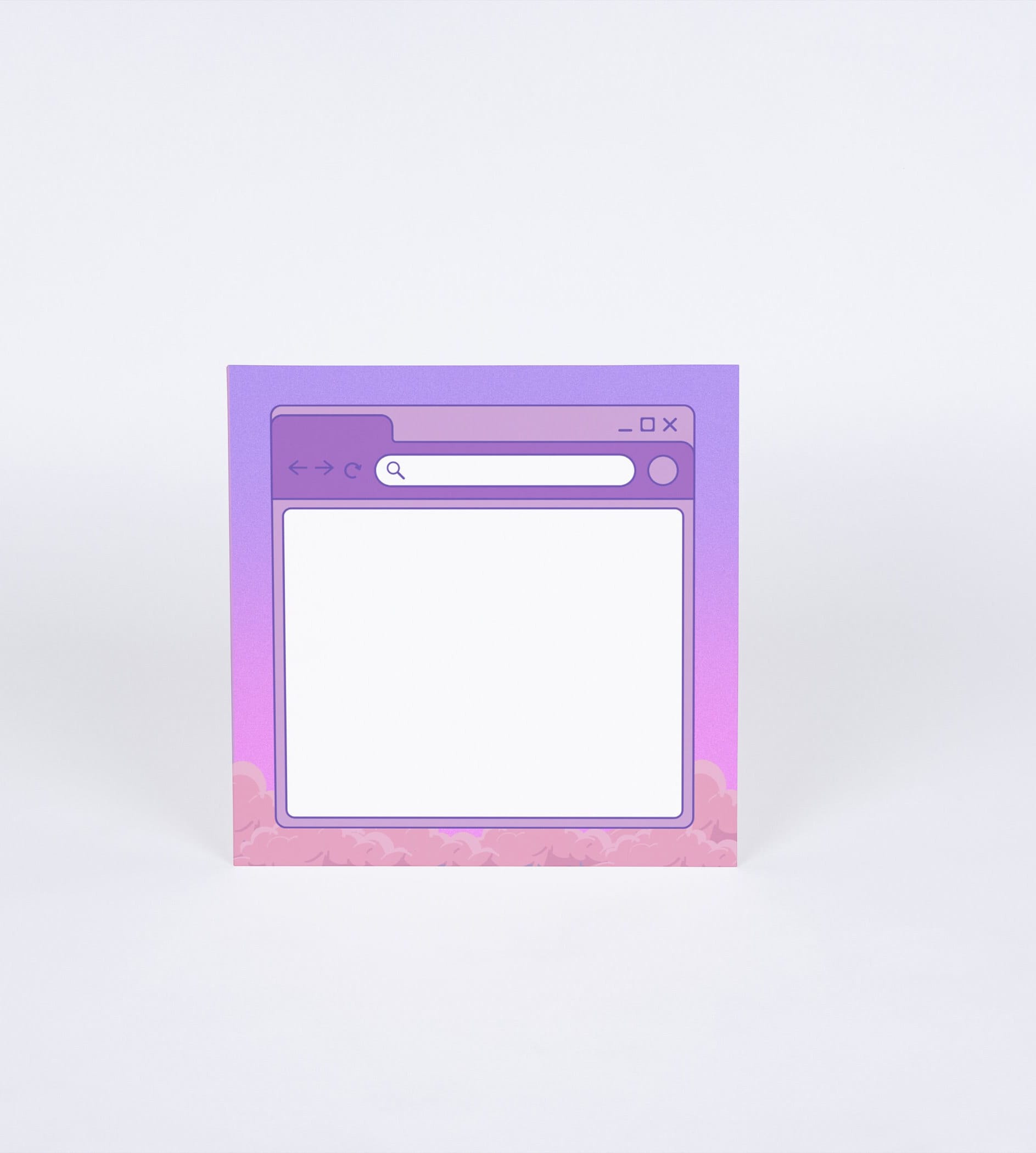 4 Designs Lofi Theme Printable Notepad 3x3 Inch Digital Download Memo ...
